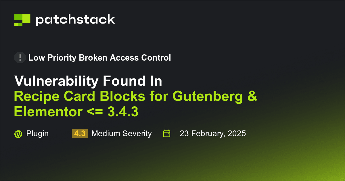WordPress Recipe Card Blocks for Gutenberg & Elementor plugin